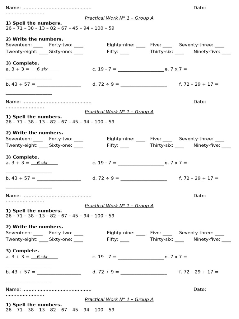 TP Numbers | PDF