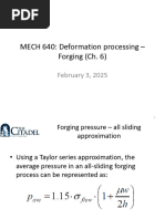 Forging Load Calculation Methods | PDF | Stress (Mechanics) | Forging