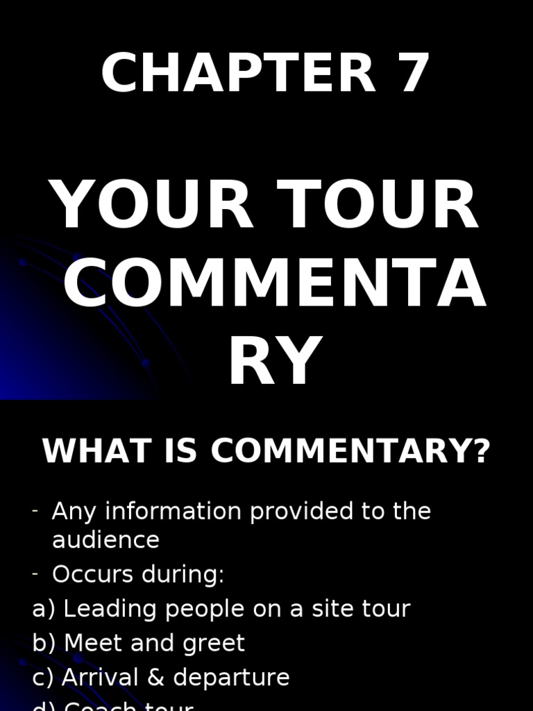 Tour Guide - Chap 7 (htt257) | PDF | Attention | Metaphor