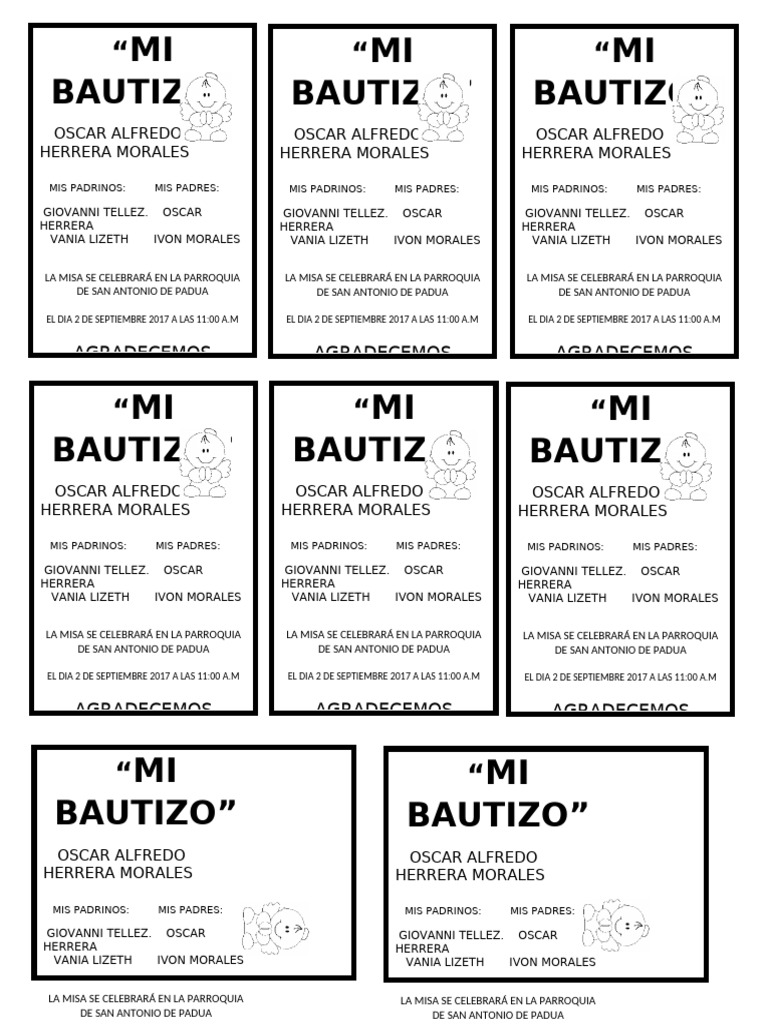 Bautizo | PDF