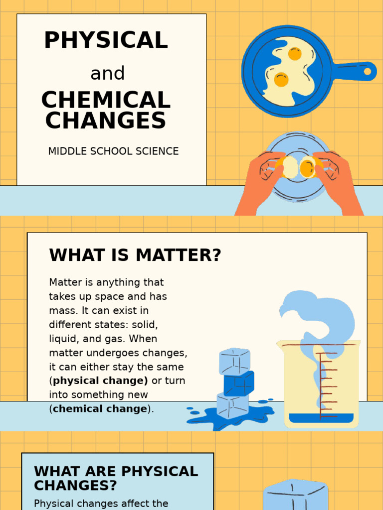 Chemical and Physical Change | PDF