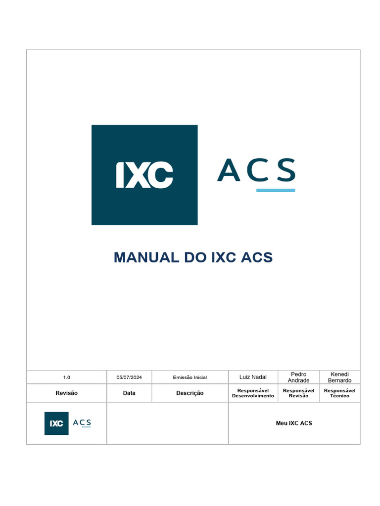 Guia de Apontamento CWMP para IXC ACS | PDF | Rede de computadores | Internet das Coisas