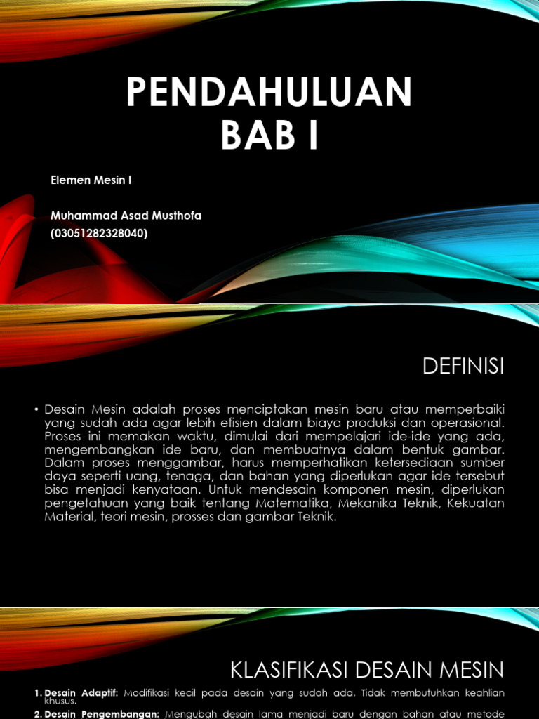 Muhammad Asad Musthofa - PPT Ringkasan Bab 1 | PDF