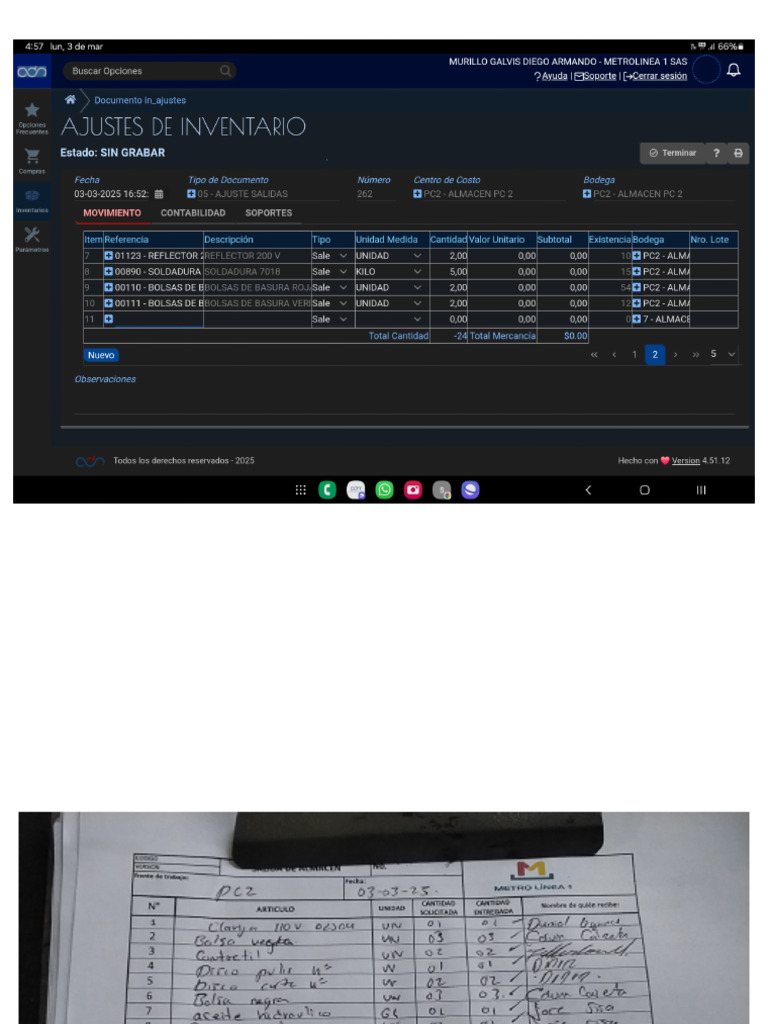 Salida # 262 PC2 | PDF