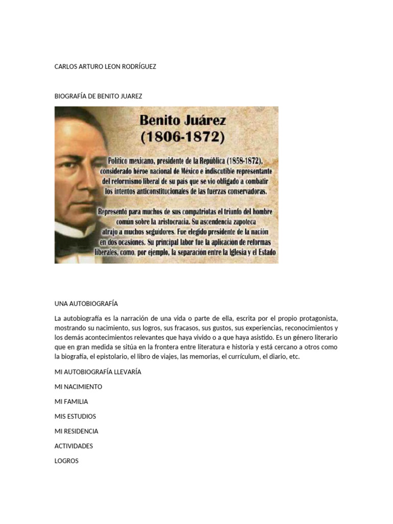 Biografia y Autobiografia | PDF