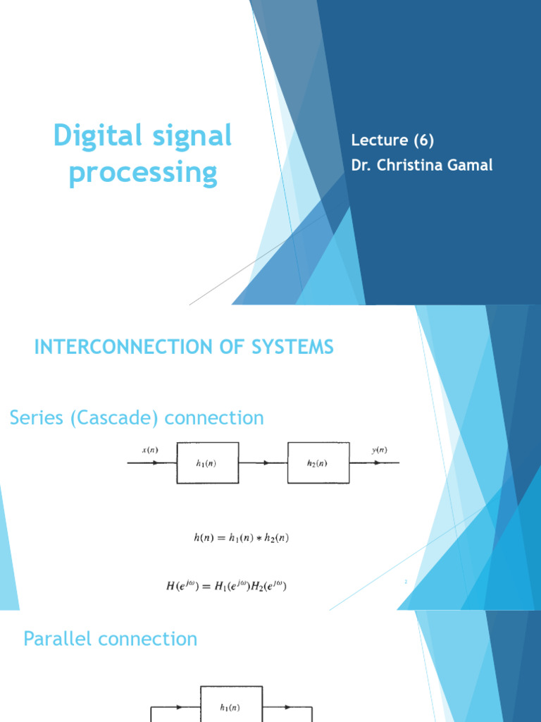 DSP - Lec 6 | PDF | Fourier Analysis | Harmonic Analysis