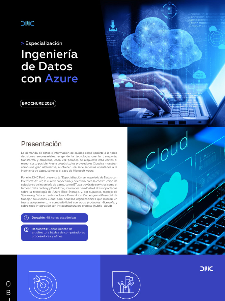 Brochure-Ingenieria-Datos-Azure-Especializacion | PDF | Microsoft Azure | Computación en la nube