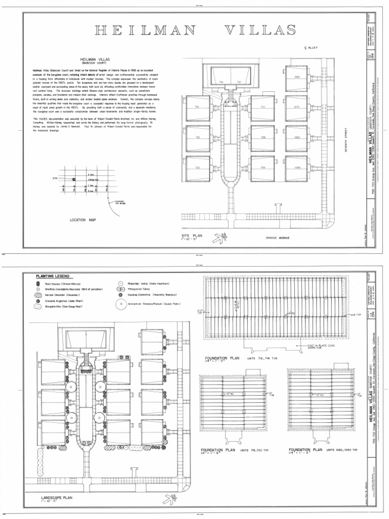 Heilman Villa Drawings 1 | PDF