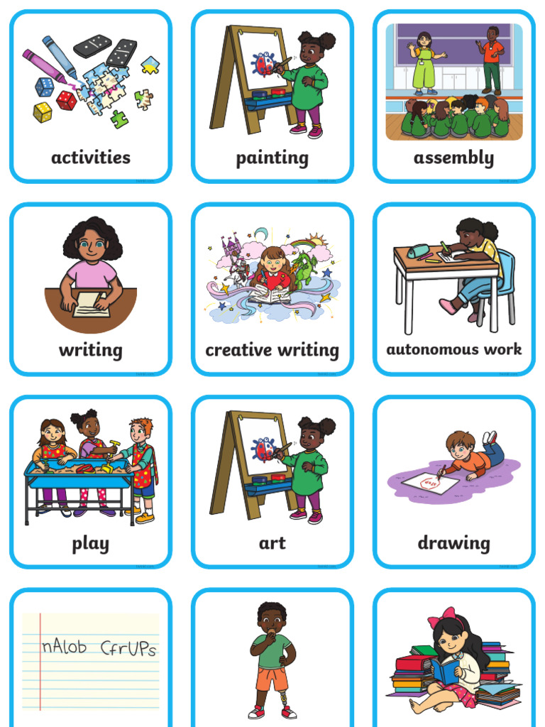 Au C 097 Visual Timetable Ver 12 | PDF | Learning | Cognition