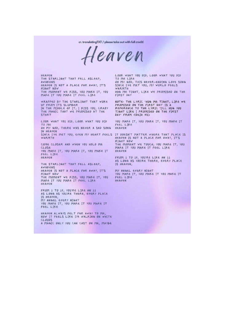 Heaven | PDF