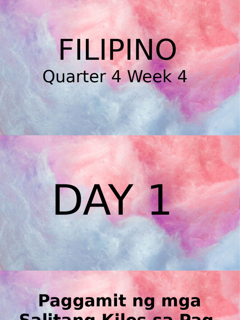 FILIPINO_PPT_Q4W4 | PDF