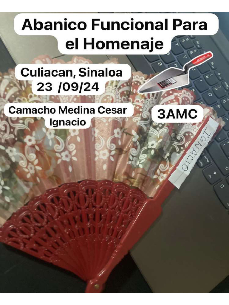 Abanico Funcional para Homenaje | PDF