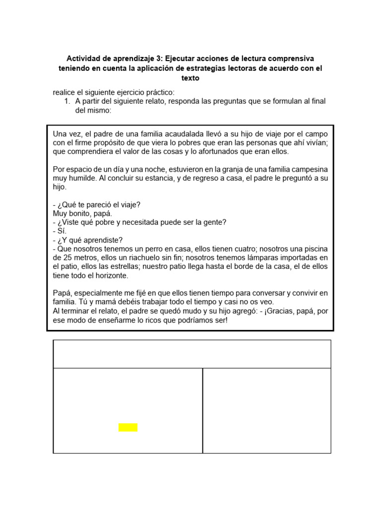 Actividad - Evidencia-Ejercicio Práctico. Aplicar Las Estrategias de ...