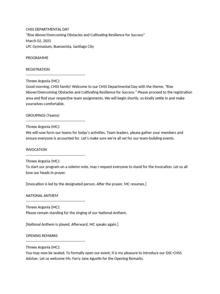 CHSS DEPARTMENT-WPS Office | PDF