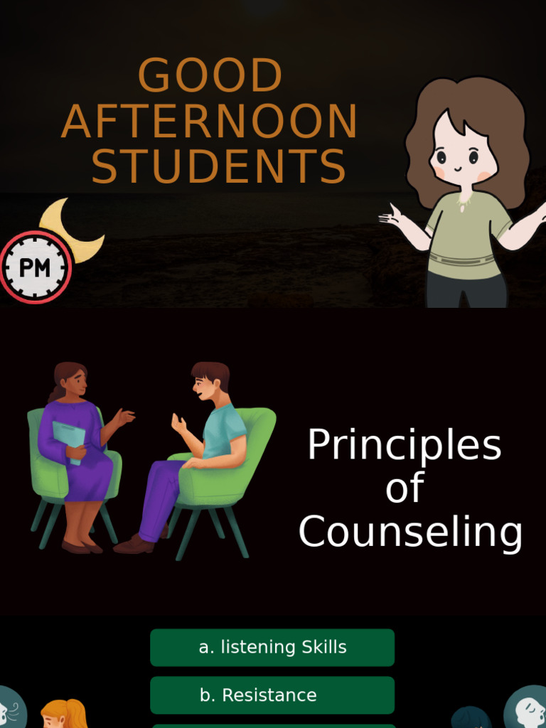 Key Counseling Principles Explained | PDF | Anxiety | Empathy