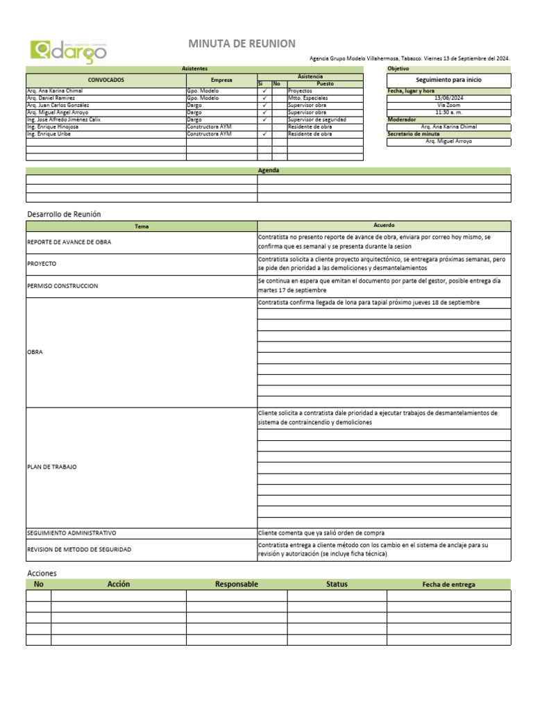 4 Minuta Junta 13092024 | PDF