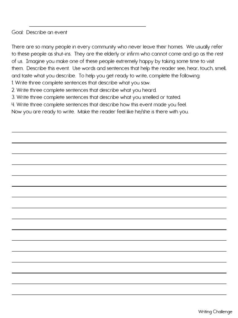 4th Grade Writing Prompts Worksheets | PDF