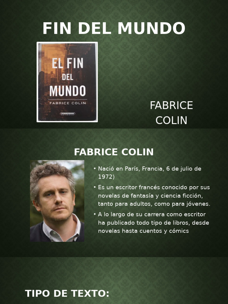 El Fin del Mundo: Novela Distópica | PDF