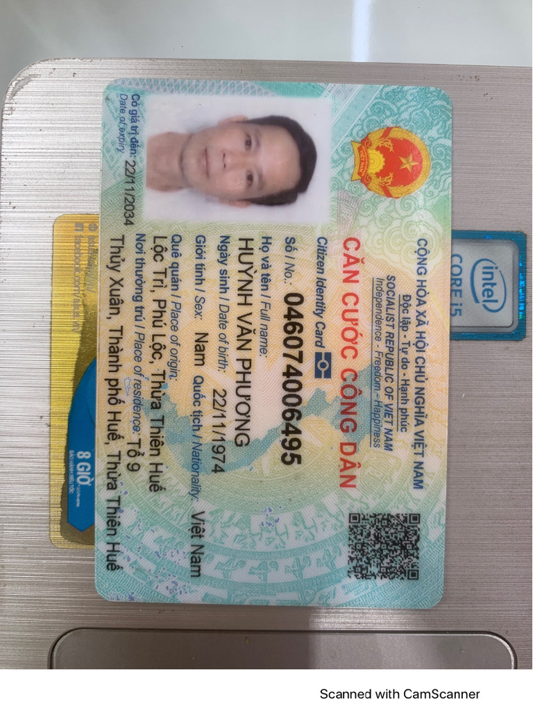 6472011 Cccd Huỳnh Văn Phương | PDF