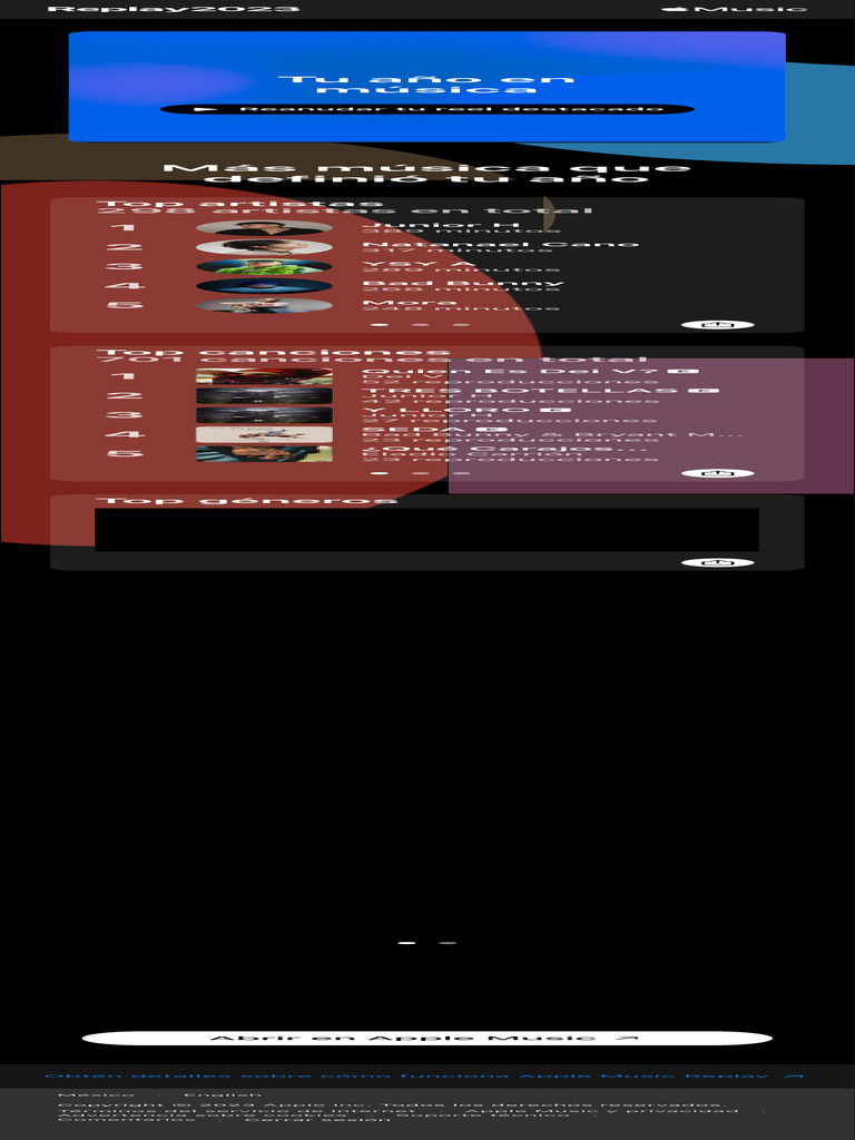 Replay Del 2023 - Apple Music 5 | PDF