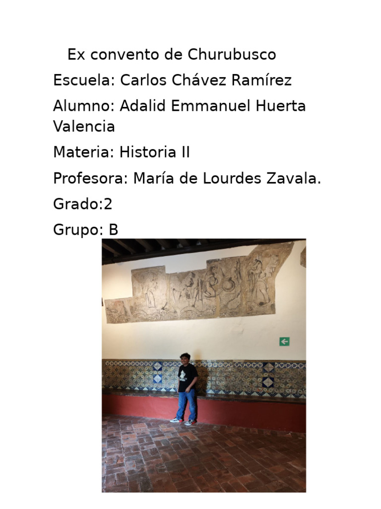 Historia del Ex Convento de Churubusco | PDF | México | Guerra mexicano ...