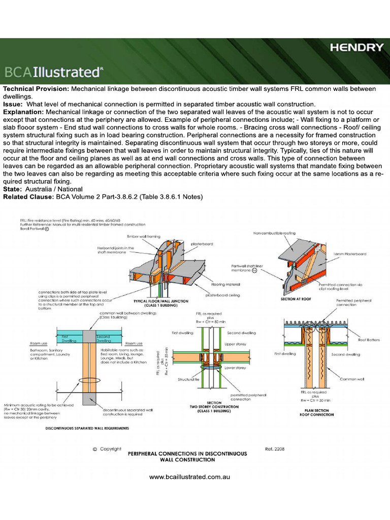 BCAI - 2208 Discontinous Wall Construction | PDF