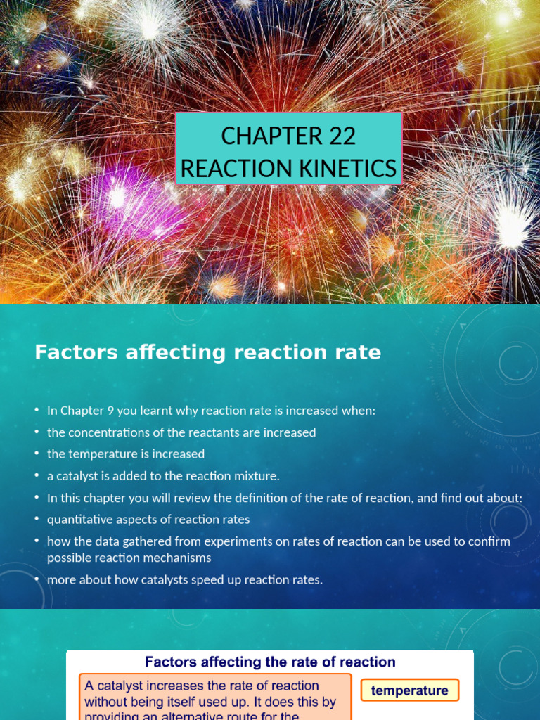 Understanding Reaction Kinetics | PDF | Reaction Rate | Catalysis
