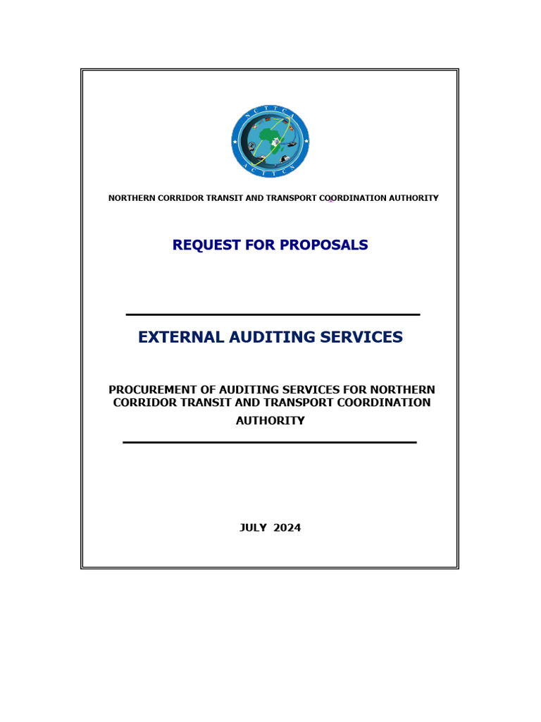 Procurement of Auditing Services 2024 | PDF | Audit | Joint Venture