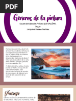 Guía de Géneros Pictóricos | PDF | Pintura de paisaje | Naturaleza muerta