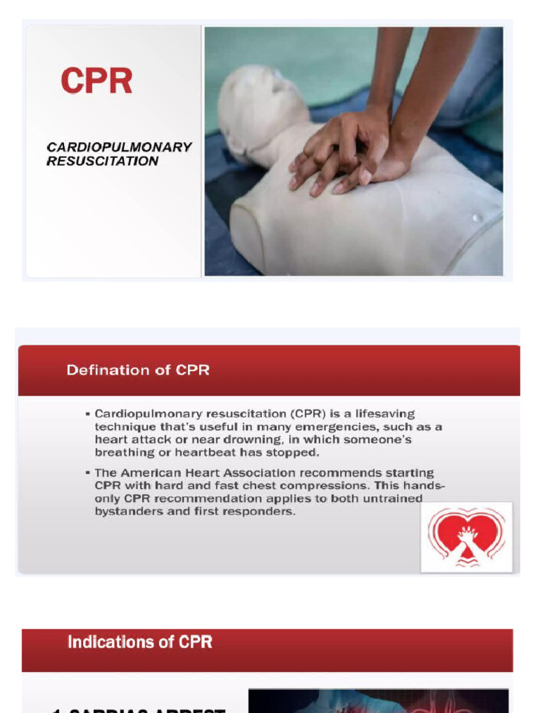 cpr ppt | PDF