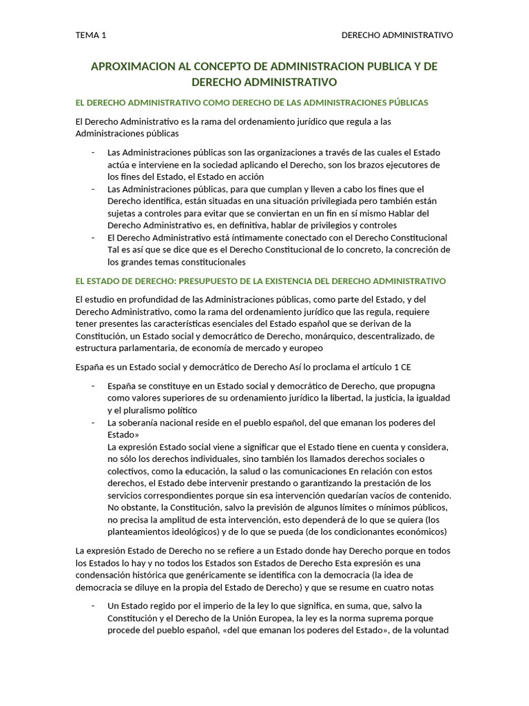 Admi Tema 1 | PDF | Gobierno local | Alcalde