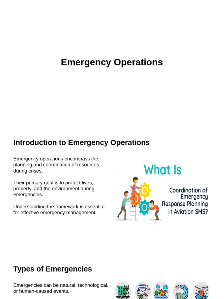 Emergency Operations | PDF | Incident Command System | Emergency Management