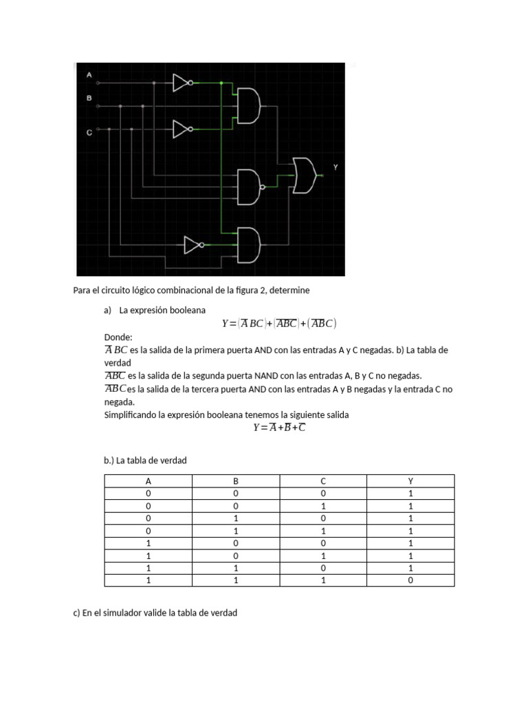 Circuito Lógico Combinacional | PDF | Puerta lógica | Informática