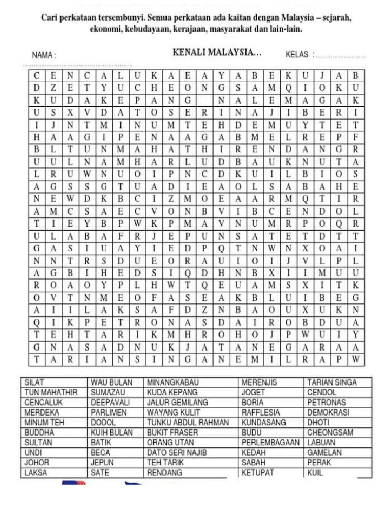 Bahan Relief Kelas Cari Kata | PDF