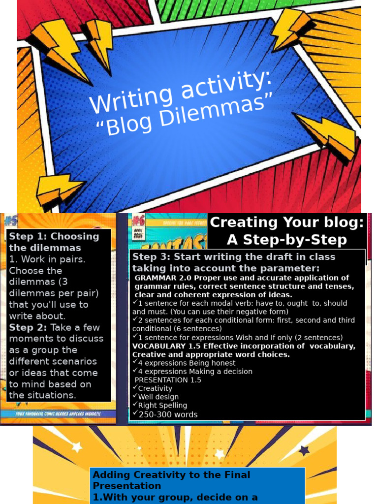 Step-by-Step Blog Creation Guide | PDF
