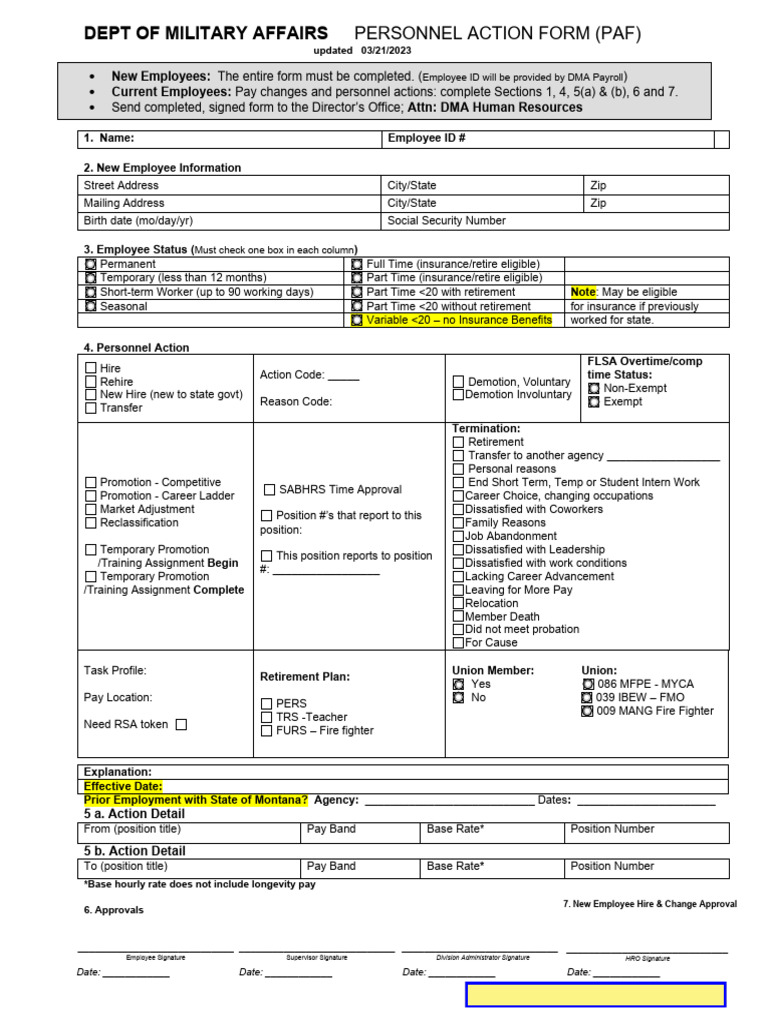 PAF Blank0721 FillableForm | PDF | Business