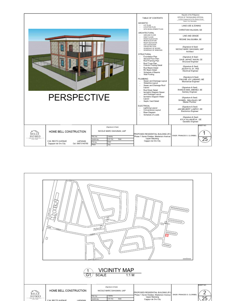 Proposed Residential Building Plan | PDF | Architectural Design | Architecture