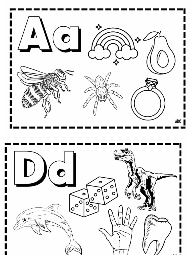 Vocales para Colorear 24 | PDF