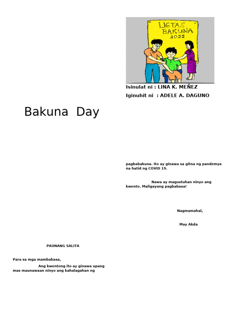 Bakuna Day | PDF