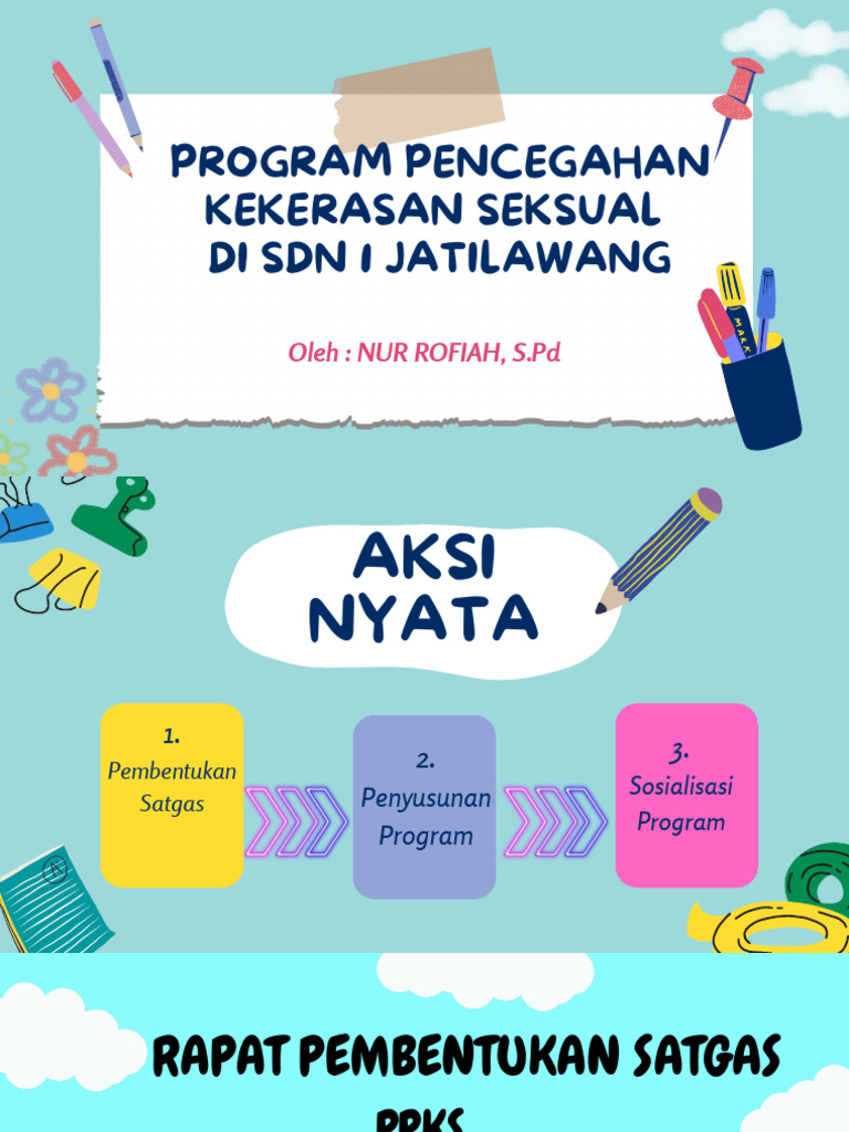 Program Pencegahan Kekerasan Seksual Di SDN 1 Jatilawang - 20230919 - 155847 - 0000 | PDF