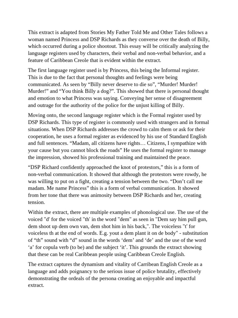 Module 2 Essay Comms 2022 | PDF | Nonverbal Communication | Communication