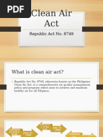 RA 8749 The Philippines Clean Air Act of 1999 | PDF | Particulates ...