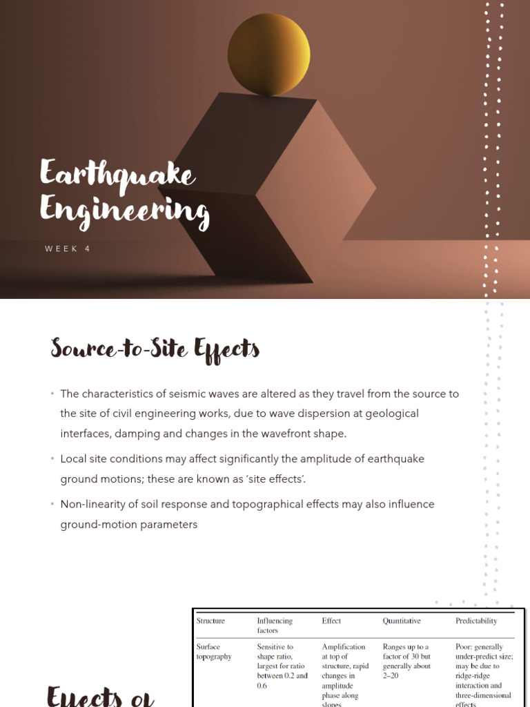 3 - Source To Site Effects | PDF | Earthquakes | Dispersion (Optics)