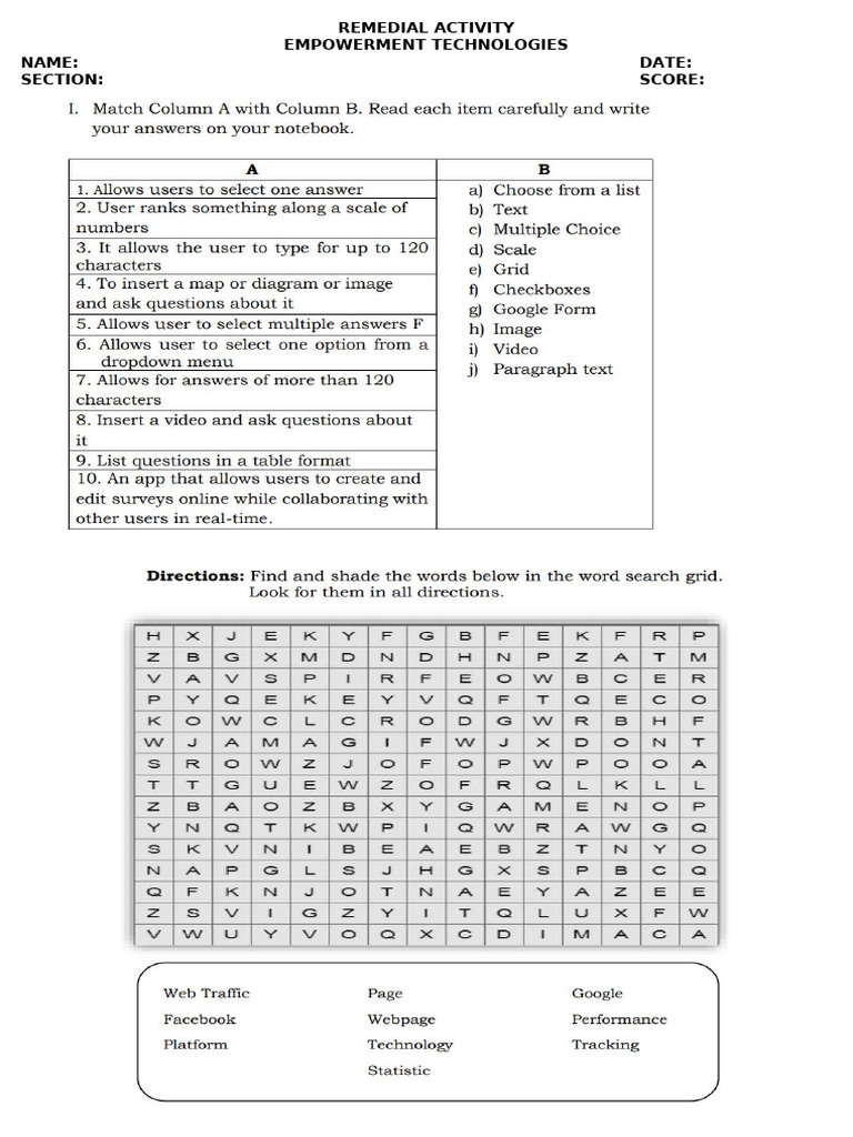 Remedial Activity | PDF