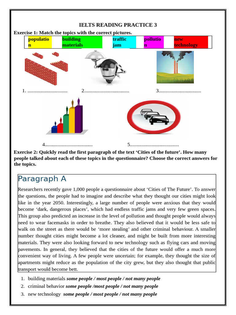 Ielts Reading Practice 3 | PDF | Transport