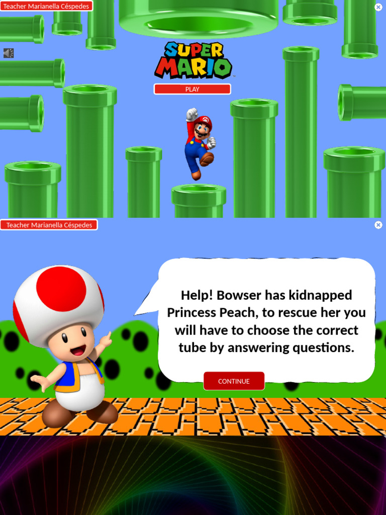 Verb To Be Mario Bros | PDF