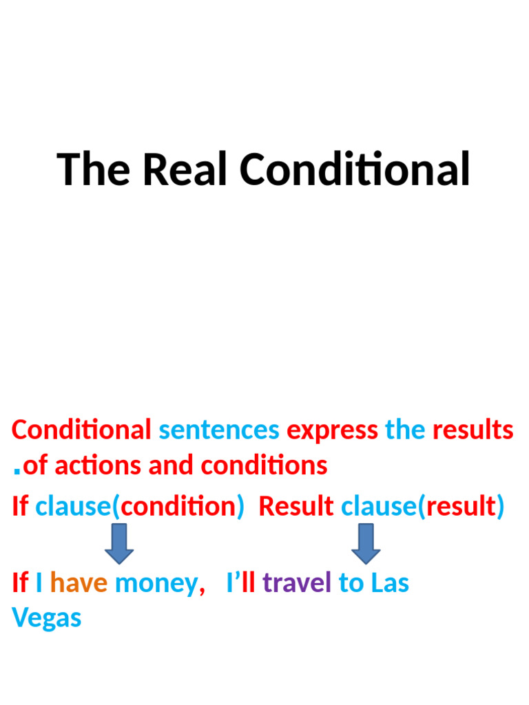Understanding Real Conditional Sentences | PDF