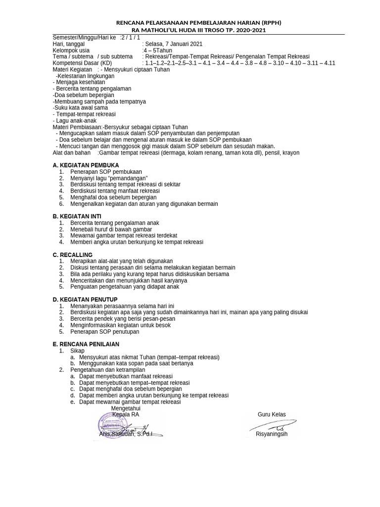 RPPH SMT 2 2020-2021 | PDF