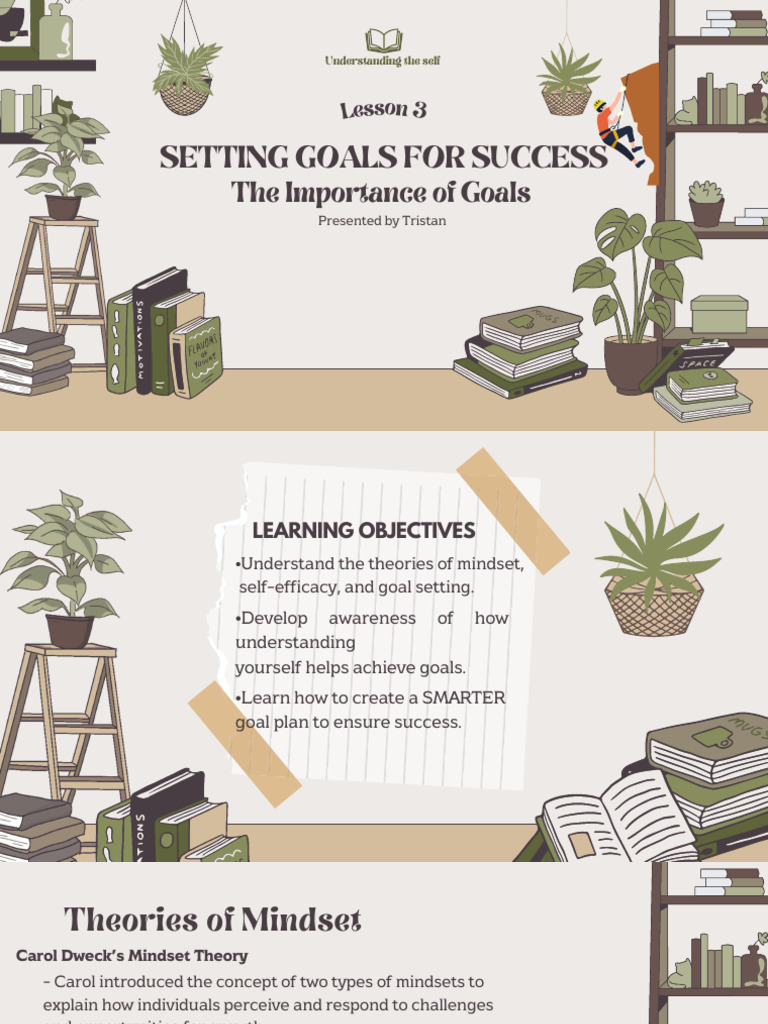 Lesson 3: Setting Goals For Success | PDF | Self Efficacy | Goal