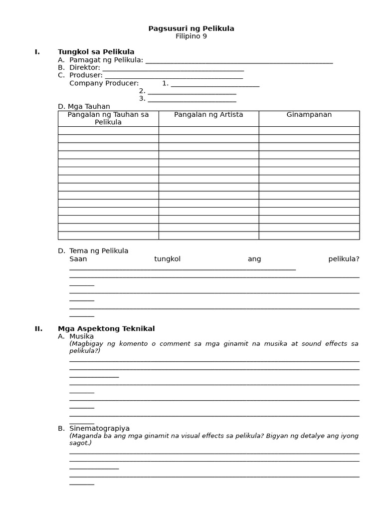 3rdQuarterPerformace - Pagsusuri NG Pelikula | PDF